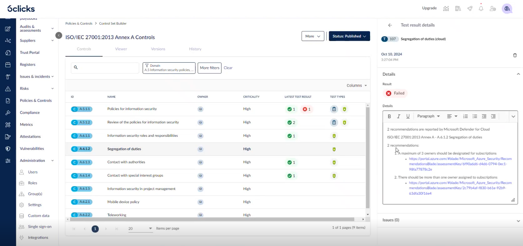 Continuous Control Monitoring with Microsoft Defender for Cloud